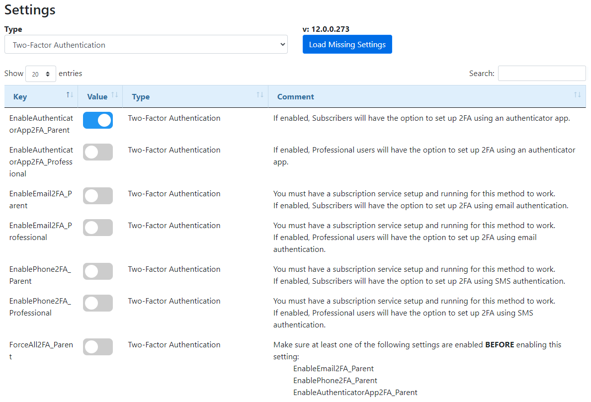 Site Administration Tools > Setting Up Web Tools > Two-Factor ...